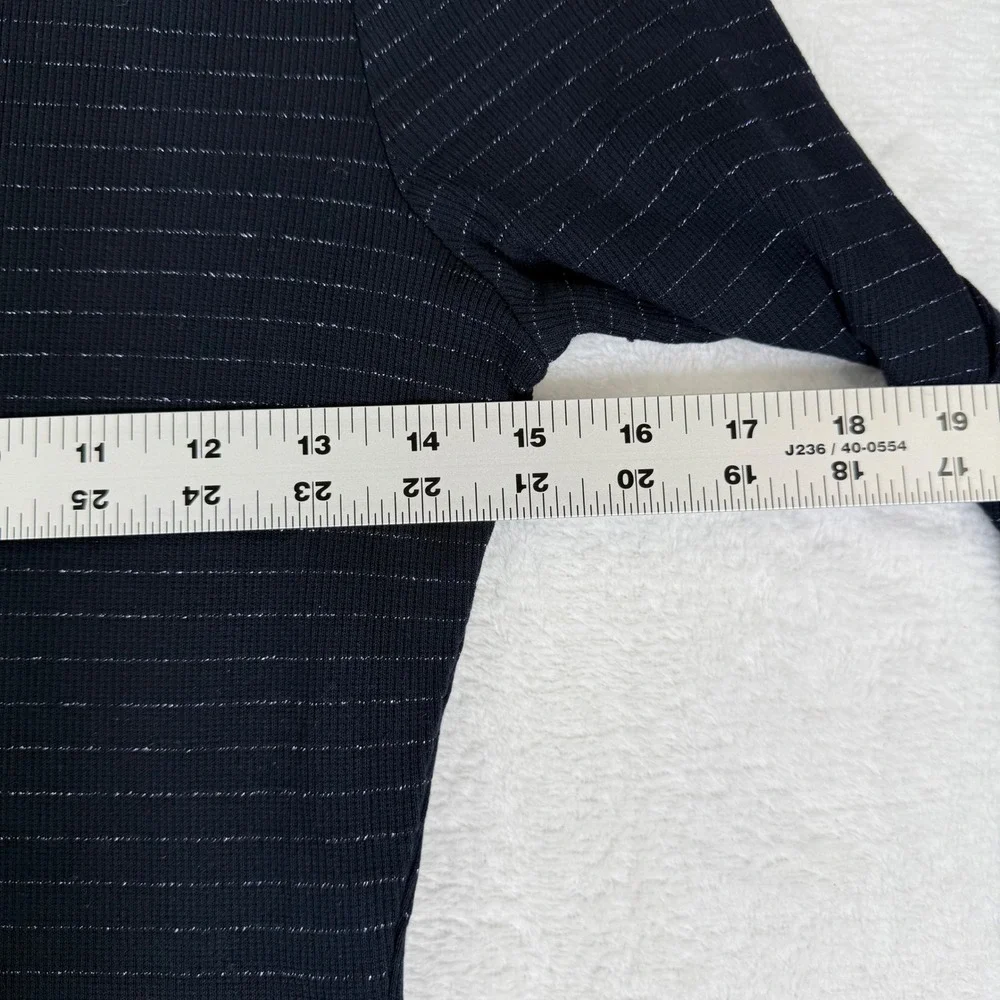 Marine Layer | Dresses | Marine Layer Womens Navy Blue Metallic Sparkle ...
